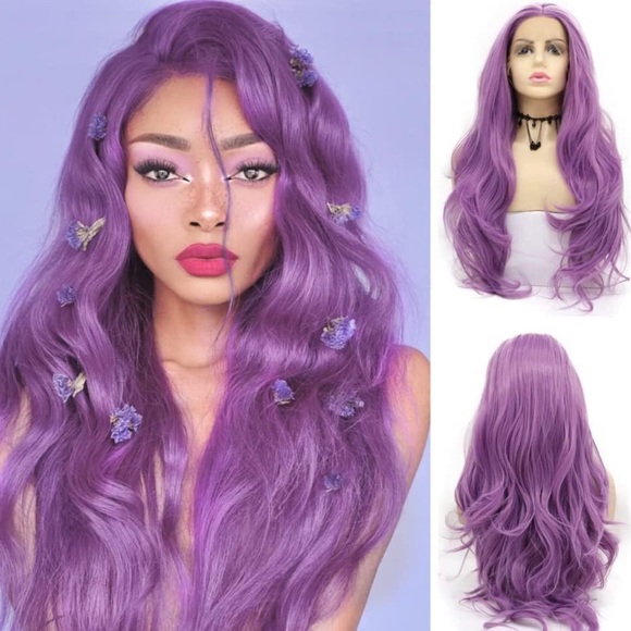 Fashiondeityshair | Hair | Laci Purple 26 Glueless Lace Front Wignwt ...